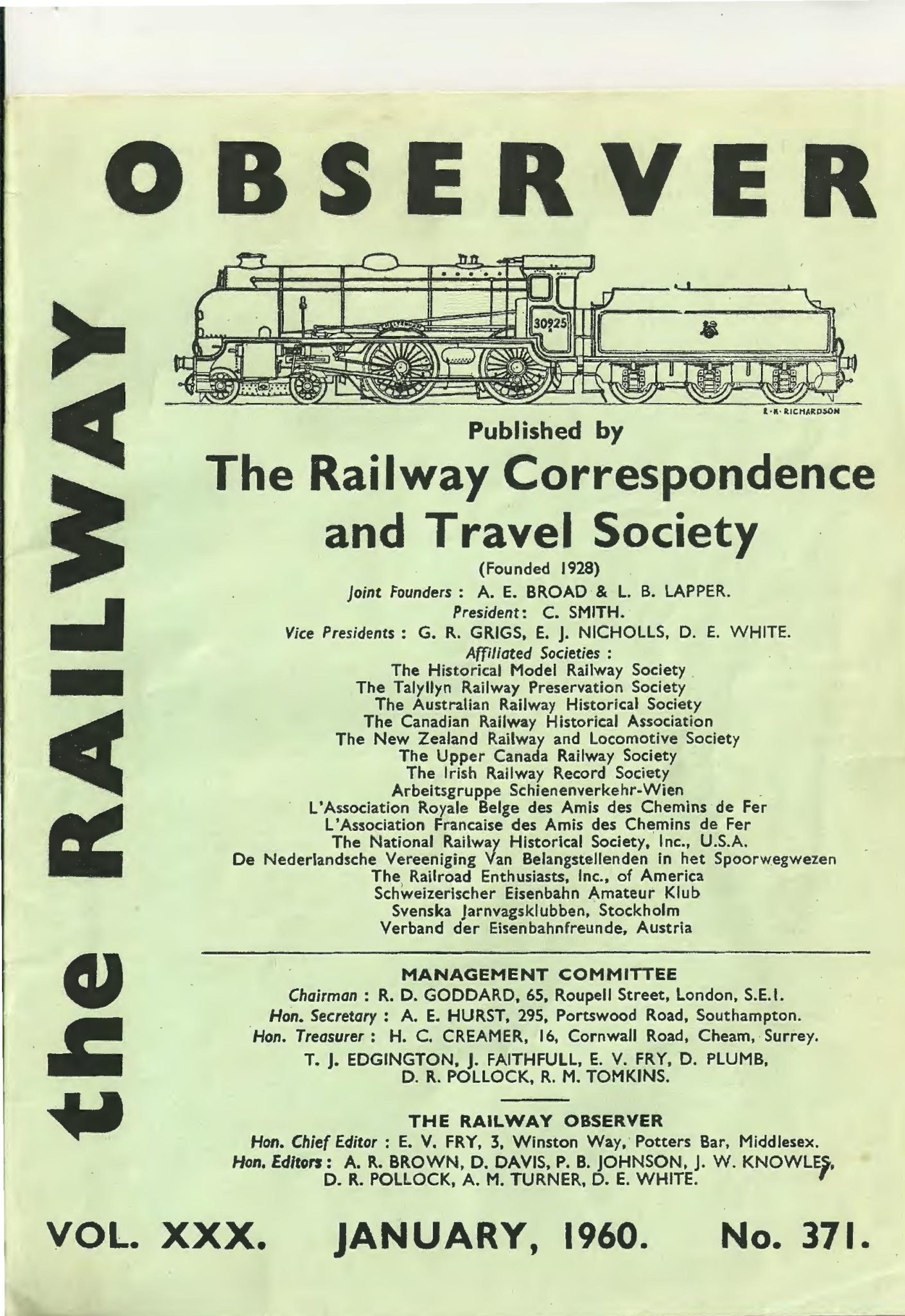 The Railway Observer editions – RCTS Digital Archive